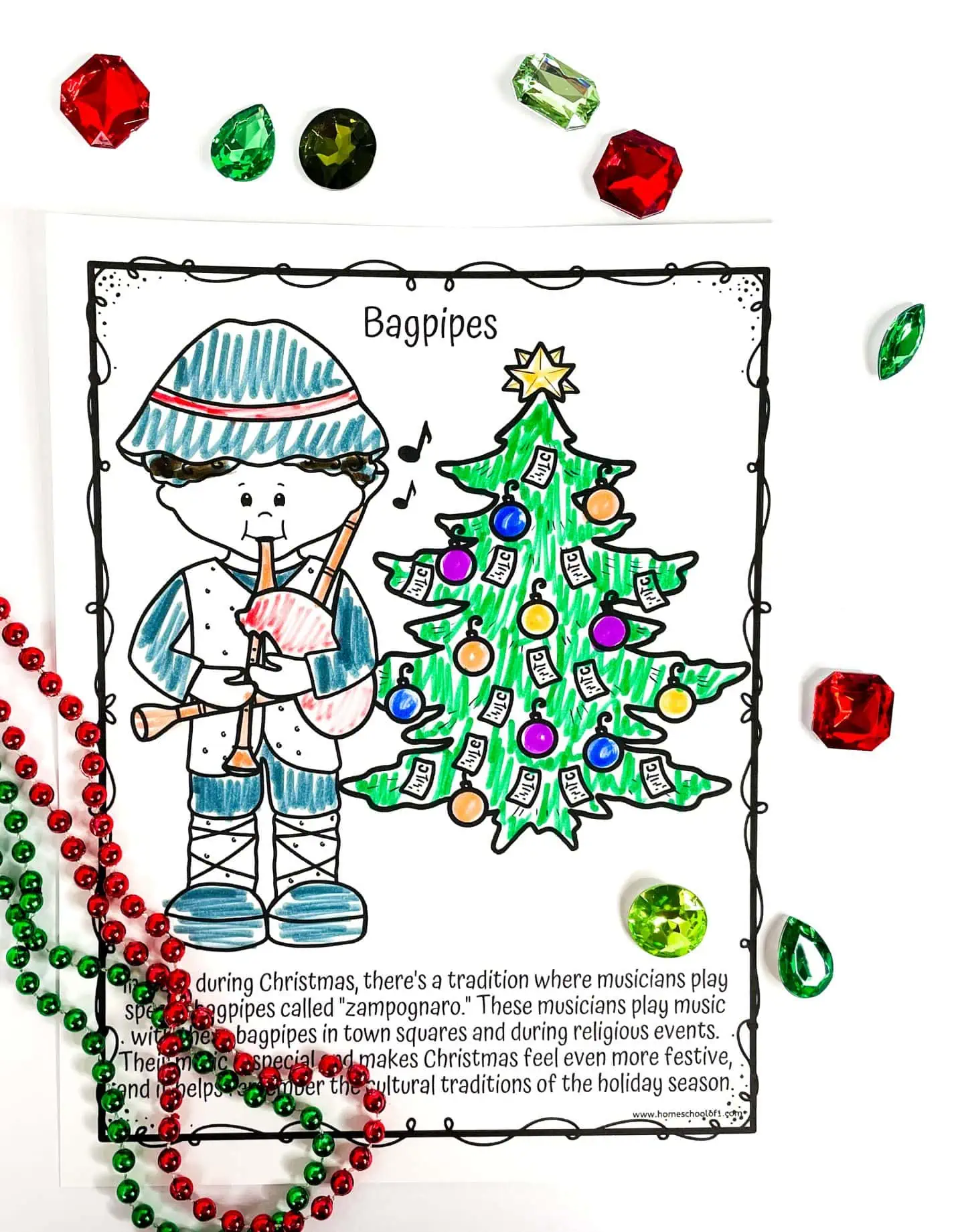 Free Christmas In Italy Worksheets