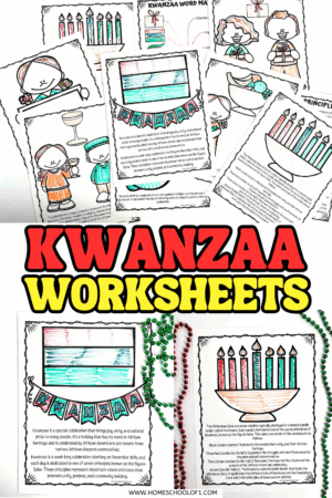 Free Kwanzaa Worksheets for Kids