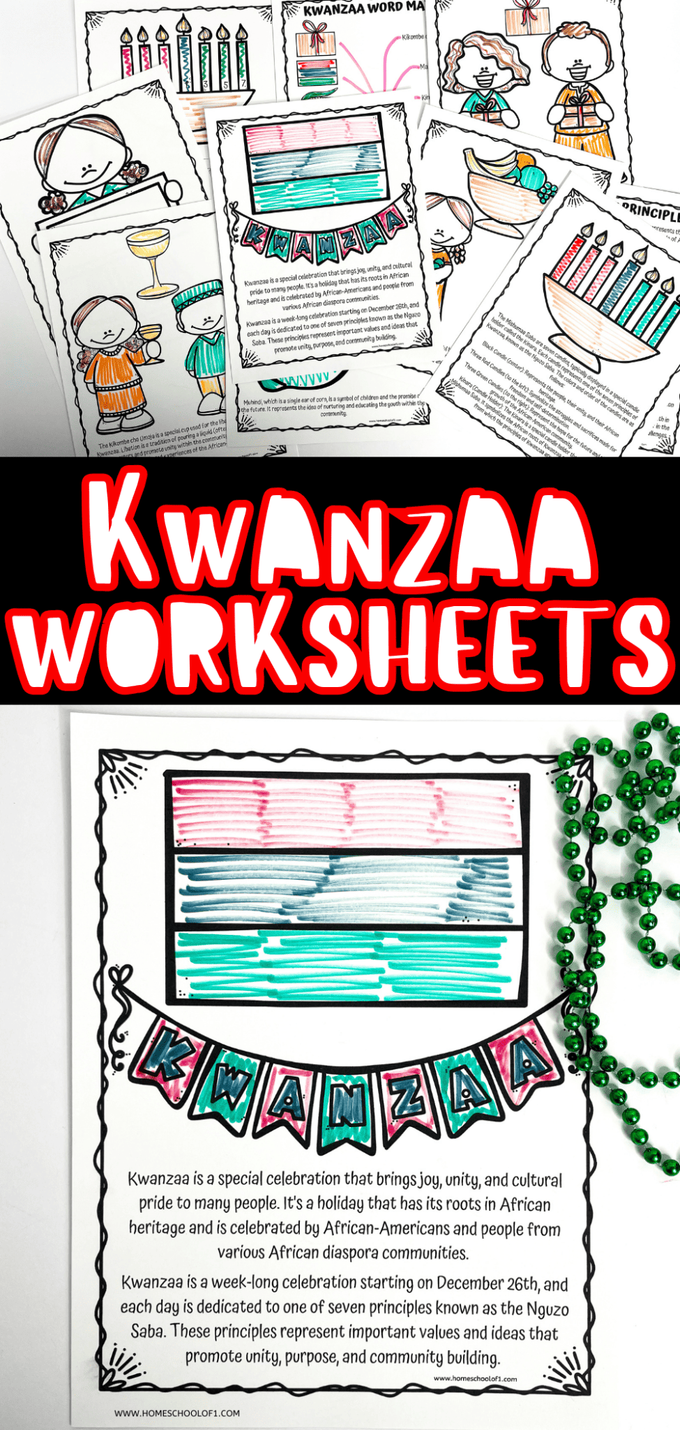 10 Free Kwanzaa Worksheets & Coloring Pages - Homeschool of 1