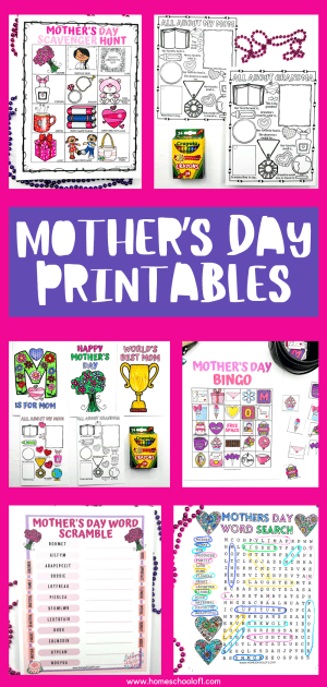 Mother's Day Printables & Gift Ideas