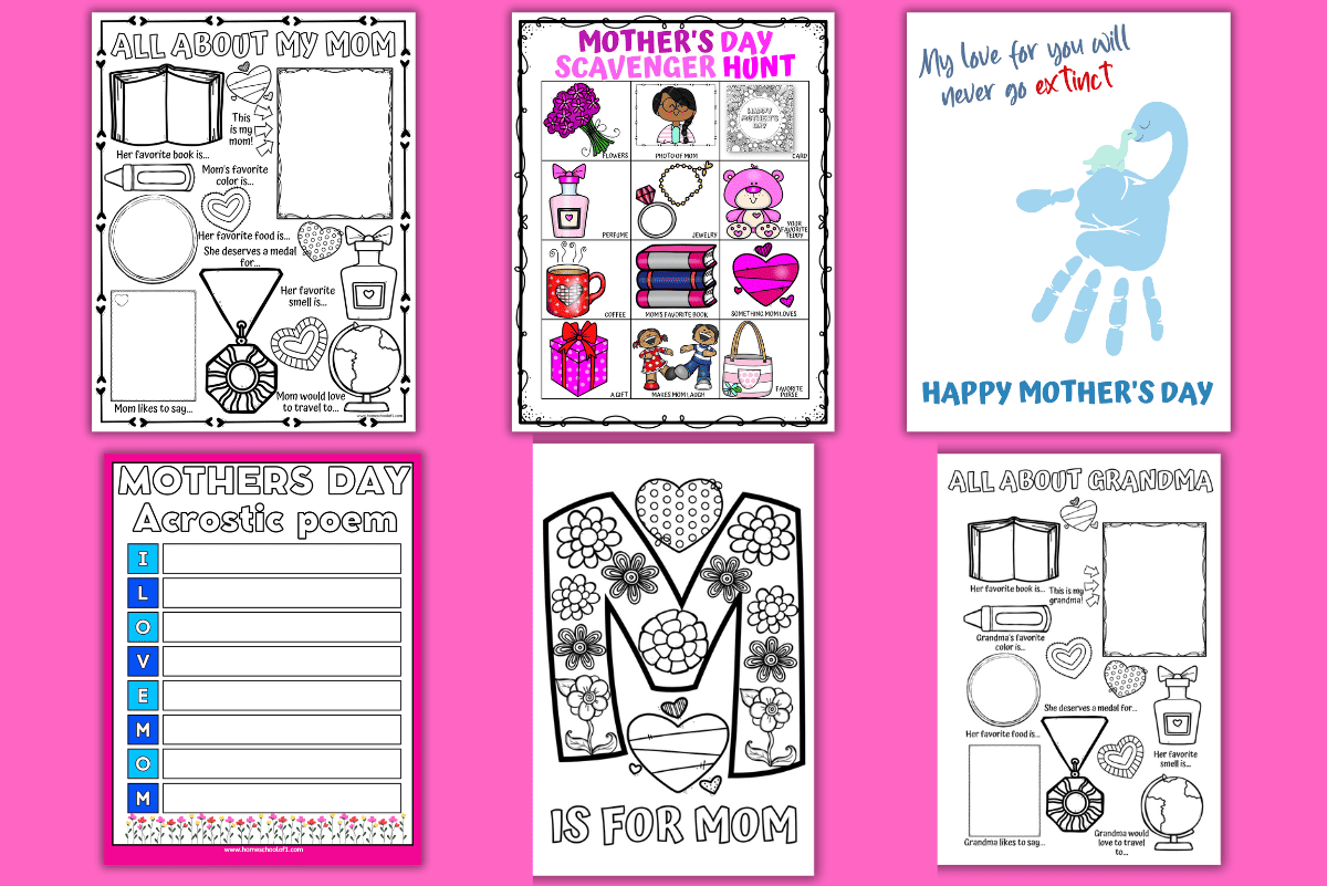 Mother's Day Printables & Gift Ideas