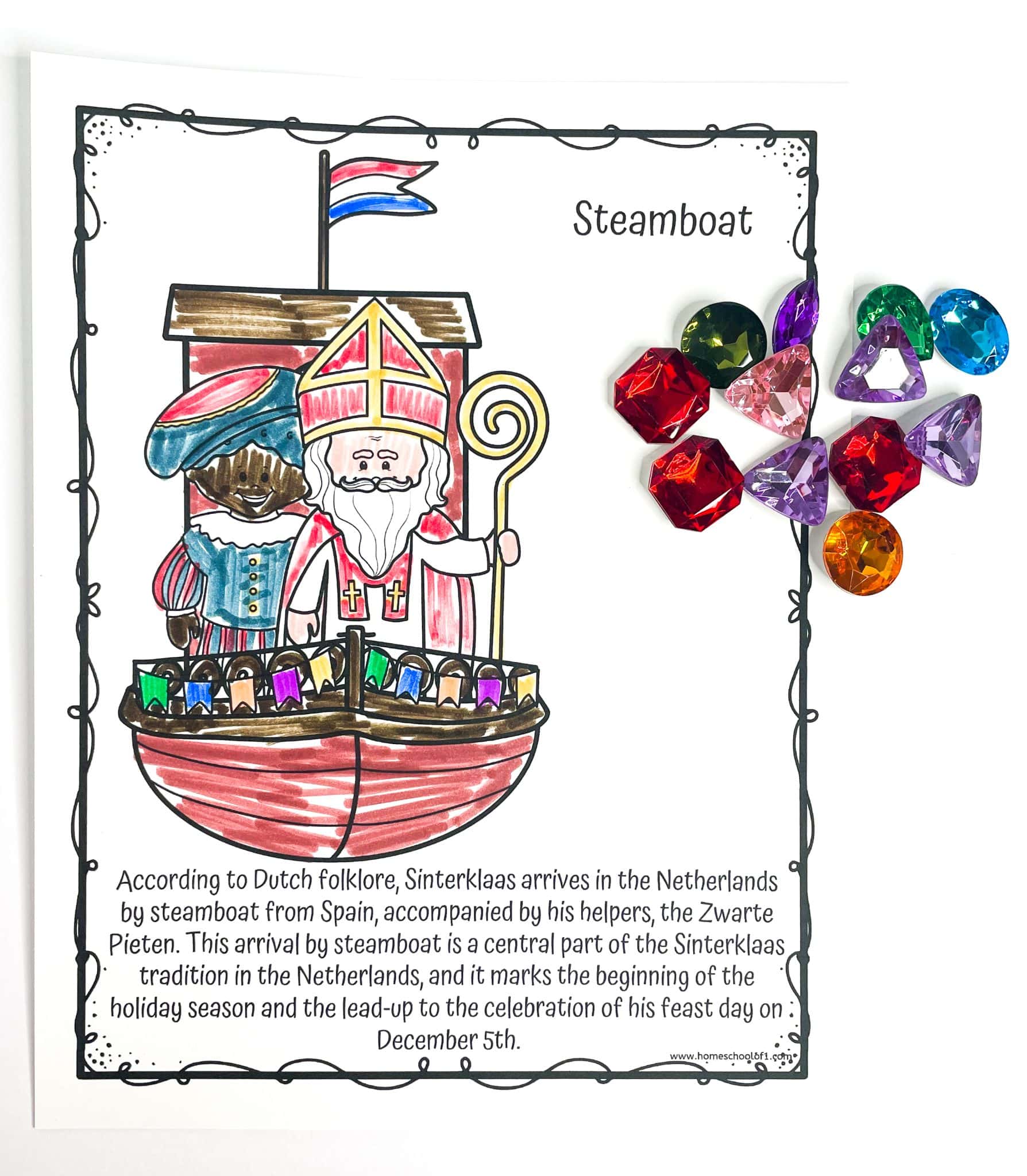 Free Christmas In The Netherlands Worksheet