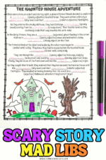 Free Spooky Mad Libs Printable for Halloween Writing Fun