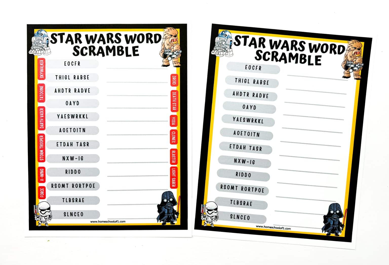 Star Wars Day Activities & Free Printables