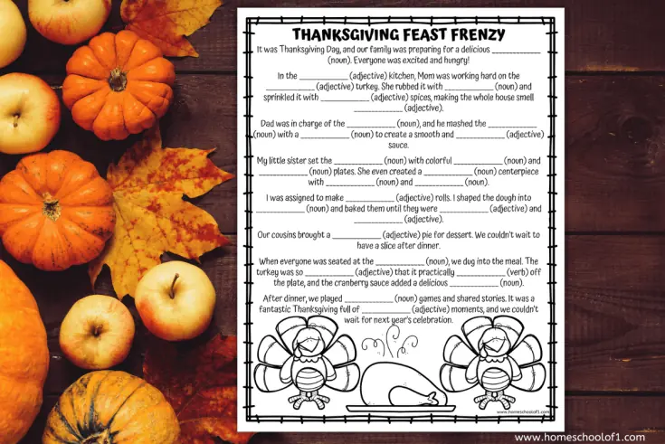 25 Free Thanksgiving Printable Games For The Whole Family