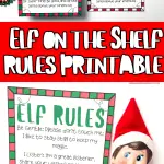 Elf on the Shelf Rules Printable for Kids