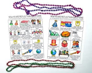 Free Printable New Year's Eve Reflection Questions