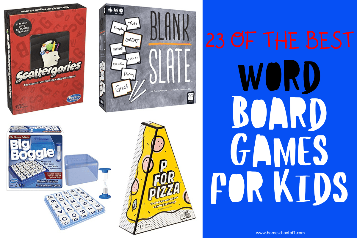 23 Best Word Board Games For Kids Of All Ages
