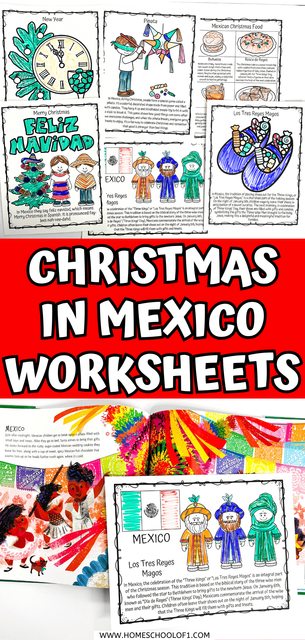 Free Christmas In Mexico Worksheet