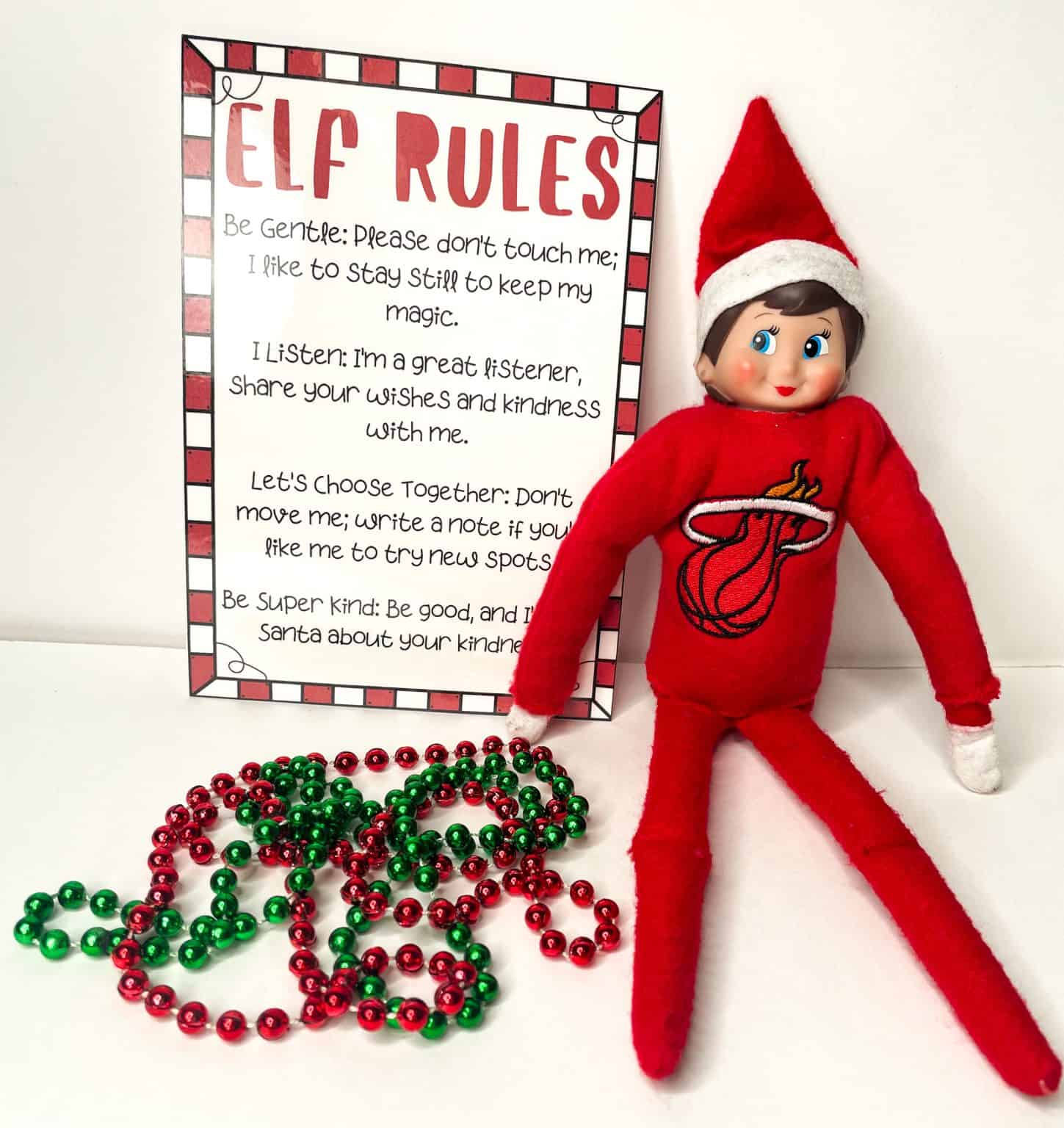 Elf on the Shelf Rules Printable for Kids