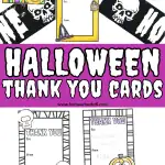 Free Halloween Thank You Cards Printable