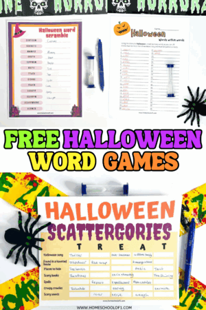 Free Printable Halloween Word Games For Kids