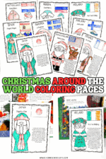 Free Christmas Around the World Coloring Pages