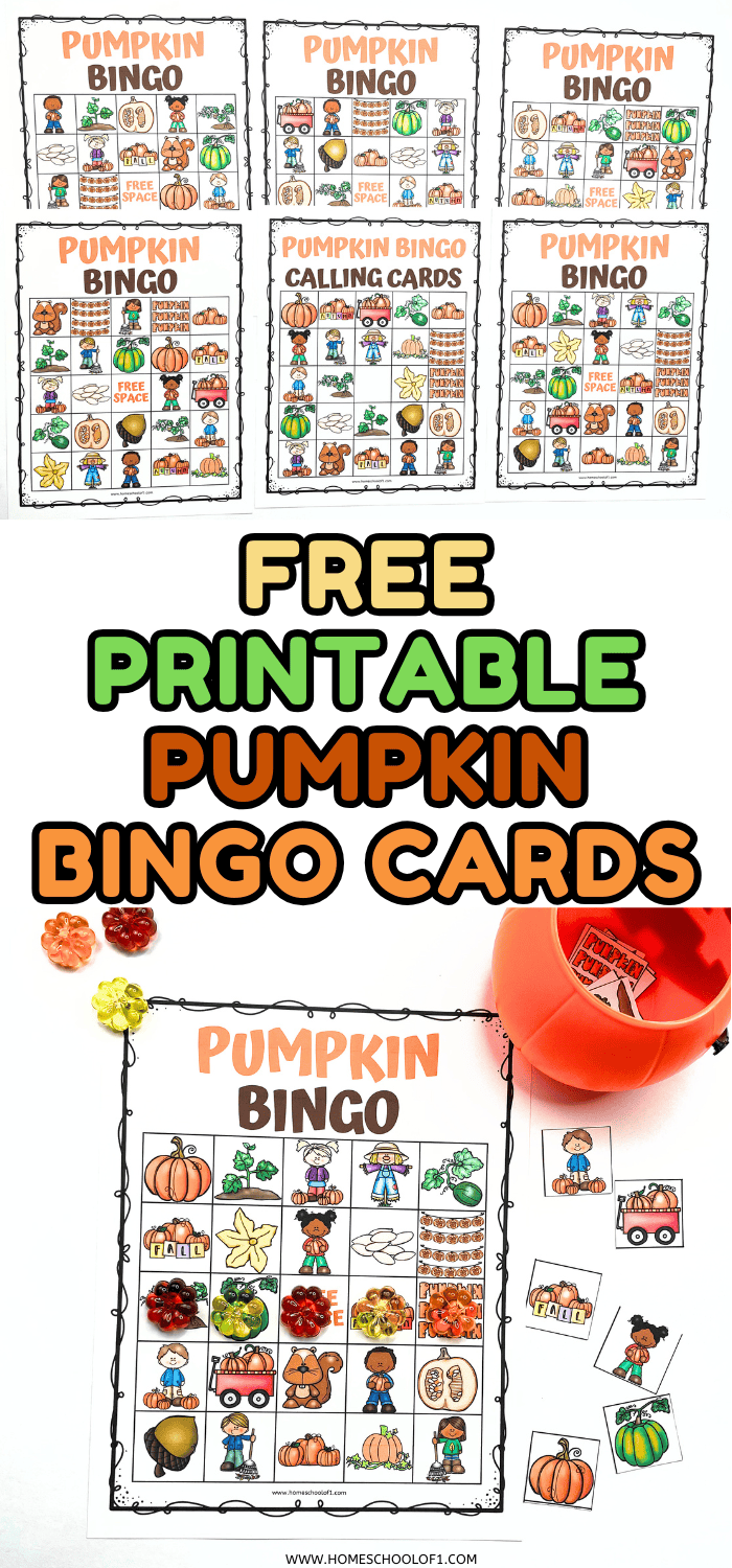 Free Pumpkin Bingo Printable Game For Kids