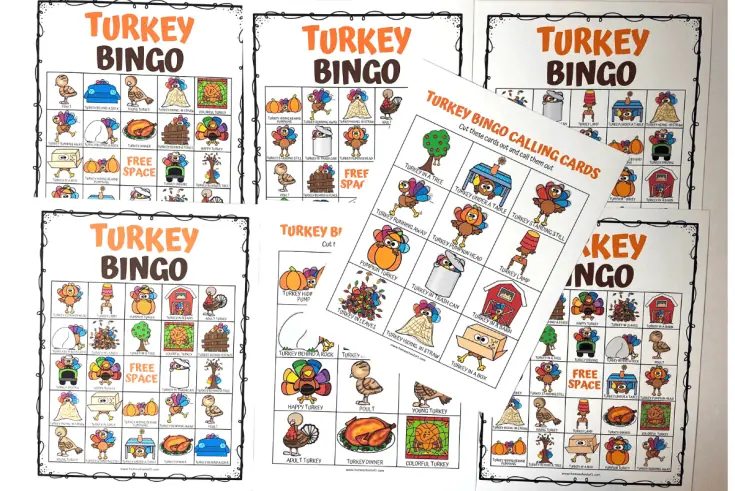 25 Free Thanksgiving Printable Games For The Whole Family