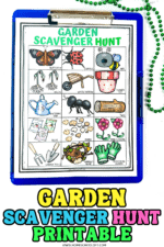 Free Garden Scavenger Hunt Printable For Kids