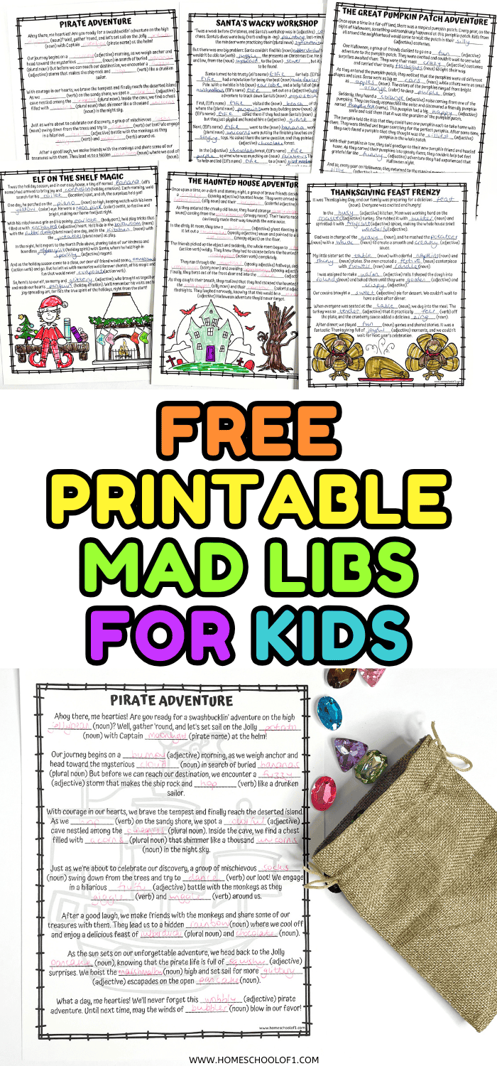 Free Printable Mad Libs for Kids – Fun & Educational Word Games