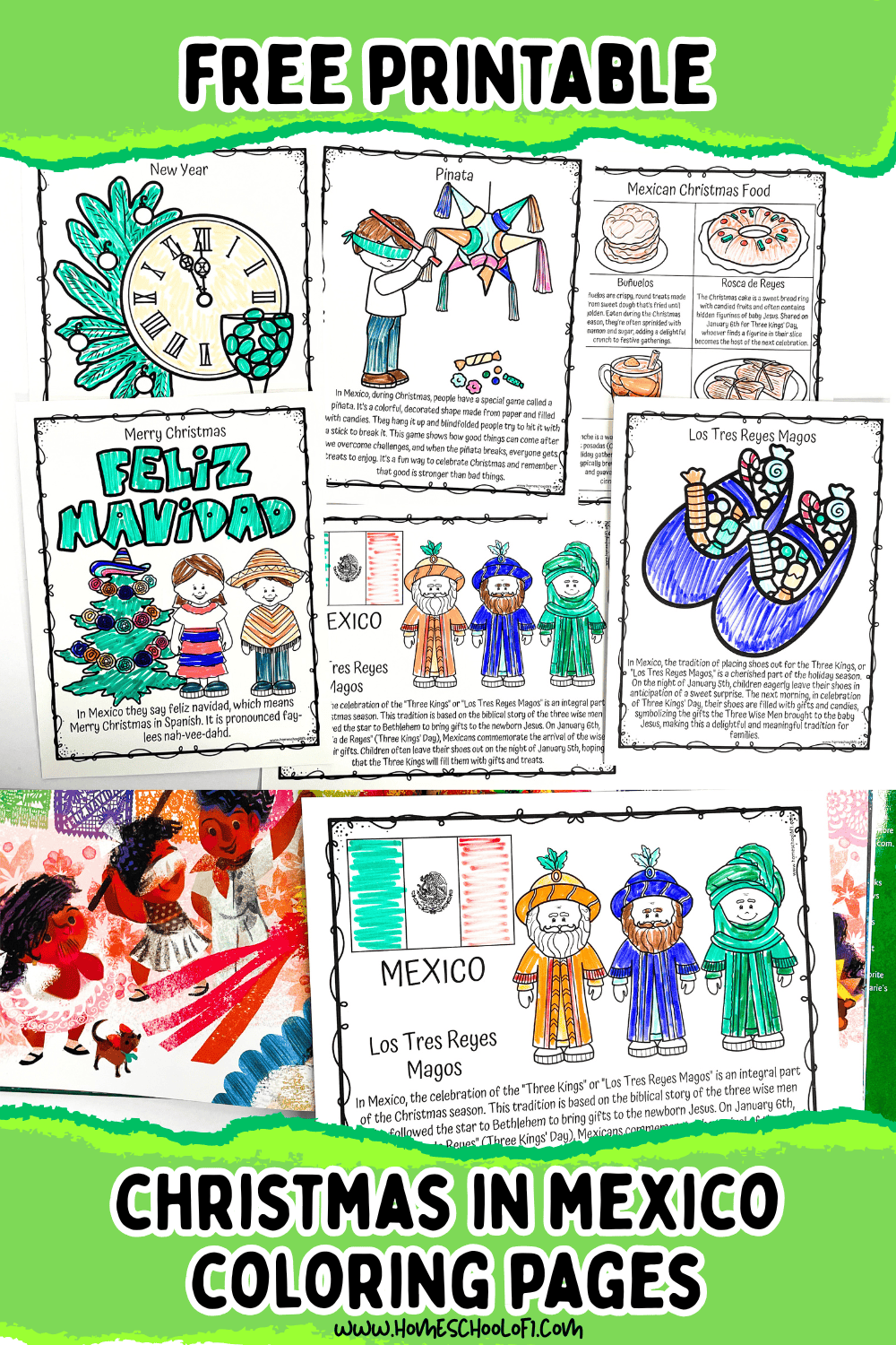 Free Christmas In Mexico Worksheet