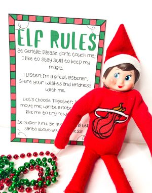 Elf on the Shelf Rules Printable for Kids