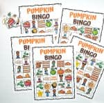 Free Pumpkin Bingo Printable Game For Kids