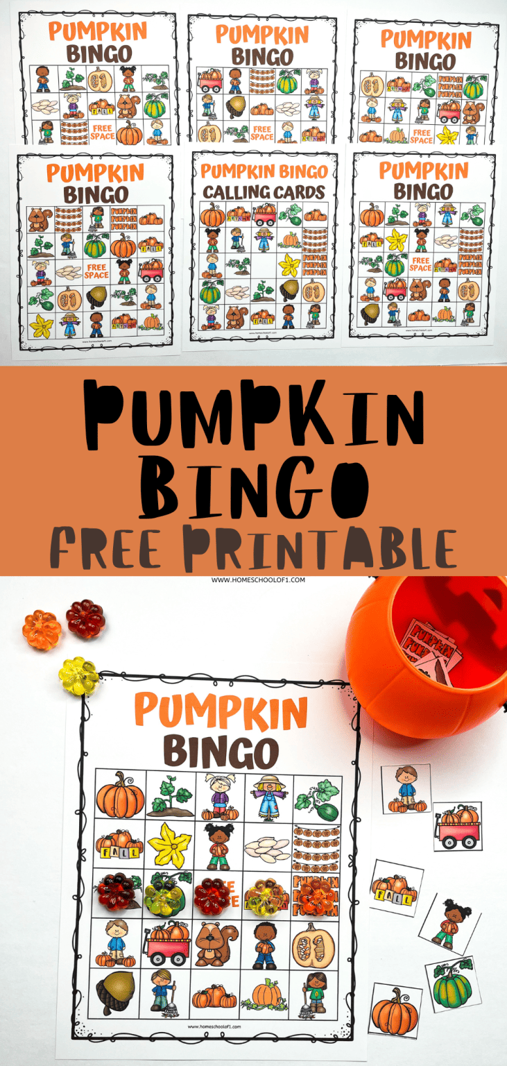 Pumpkin Bingo Free Printable Game