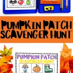 Free Pumpkin Patch Scavenger Hunt Printable