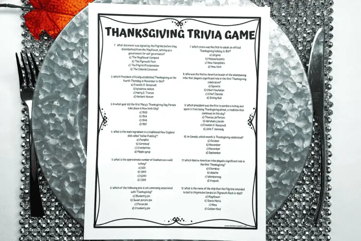 25 Free Thanksgiving Printable Games For The Whole Family