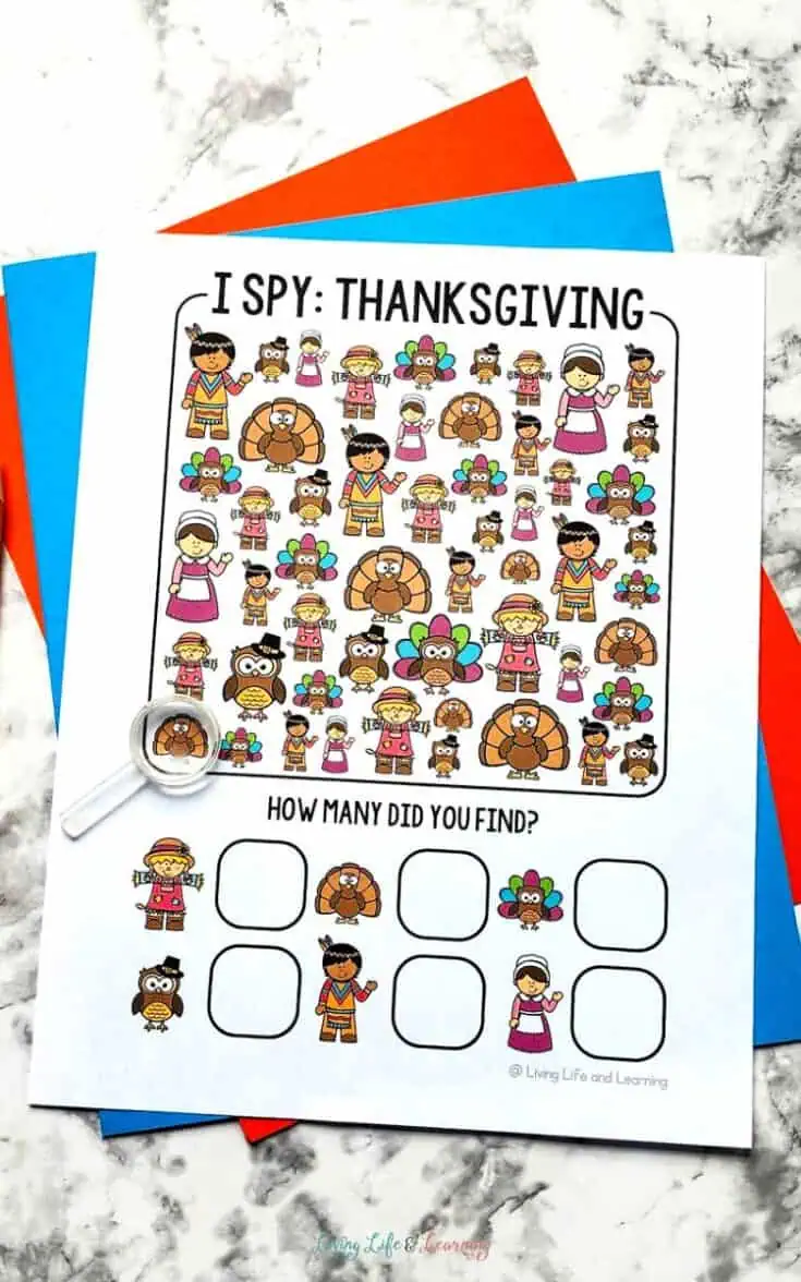 25 Free Thanksgiving Printable Games For The Whole Family