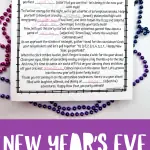New Year's Mad Libs Free Printable