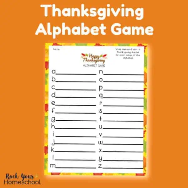 25 Free Thanksgiving Printable Games For The Whole Family