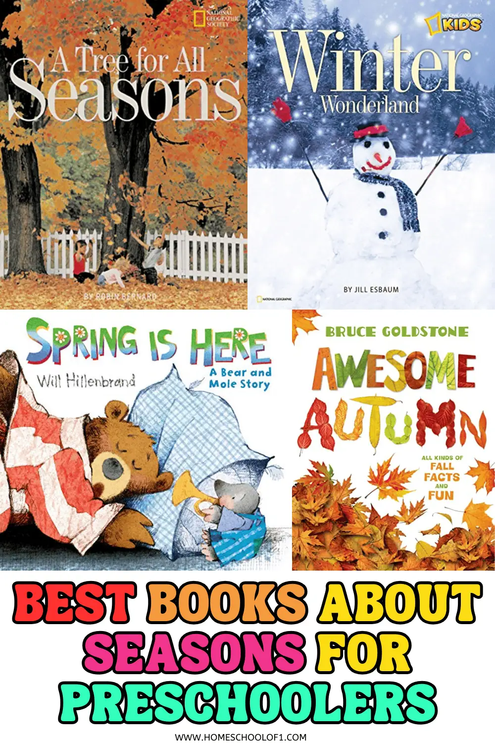 25 Best Books About Seasons for Preschoolers