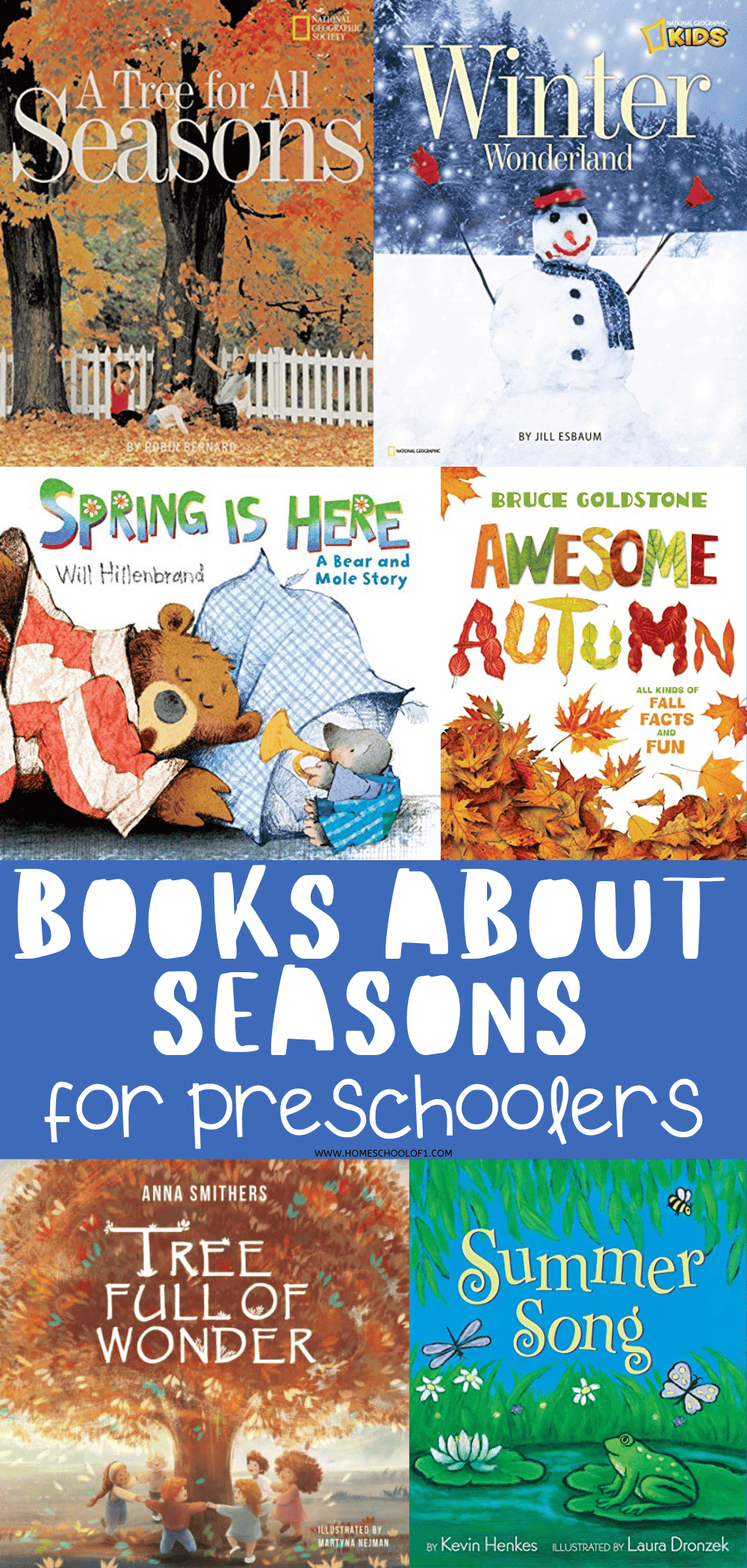 25 Best Books About Seasons for Preschoolers