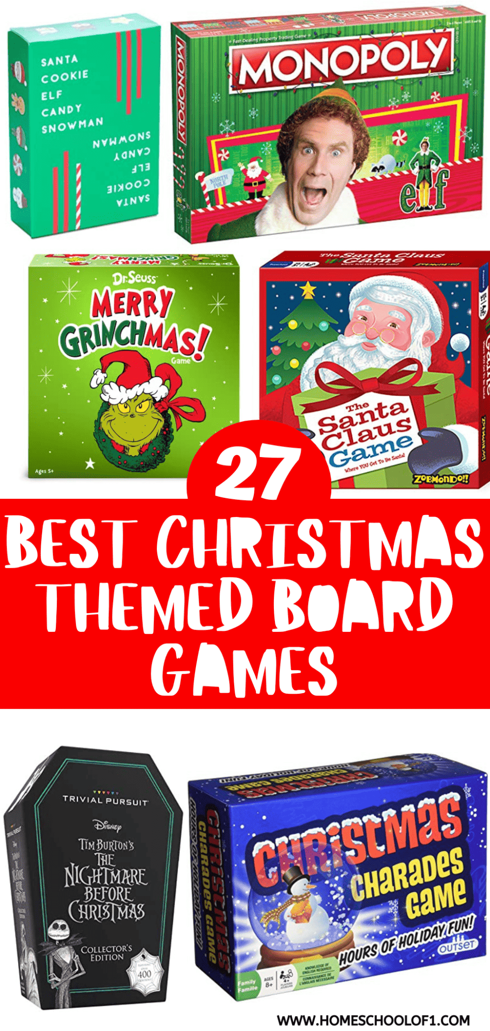 27 Best Christmas Themed Board Games for the Family to Play