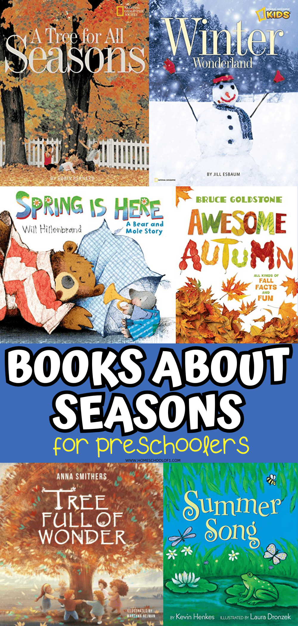 Books About Seasons for Preschoolers (Our Favorite Read-Alouds)