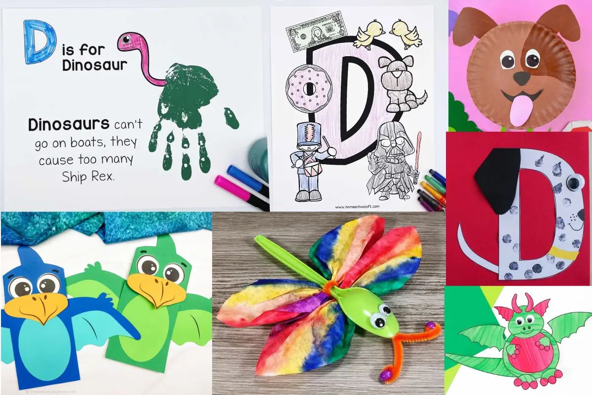 Letter D Activities for Preschoolers (Fun & Free Printables)