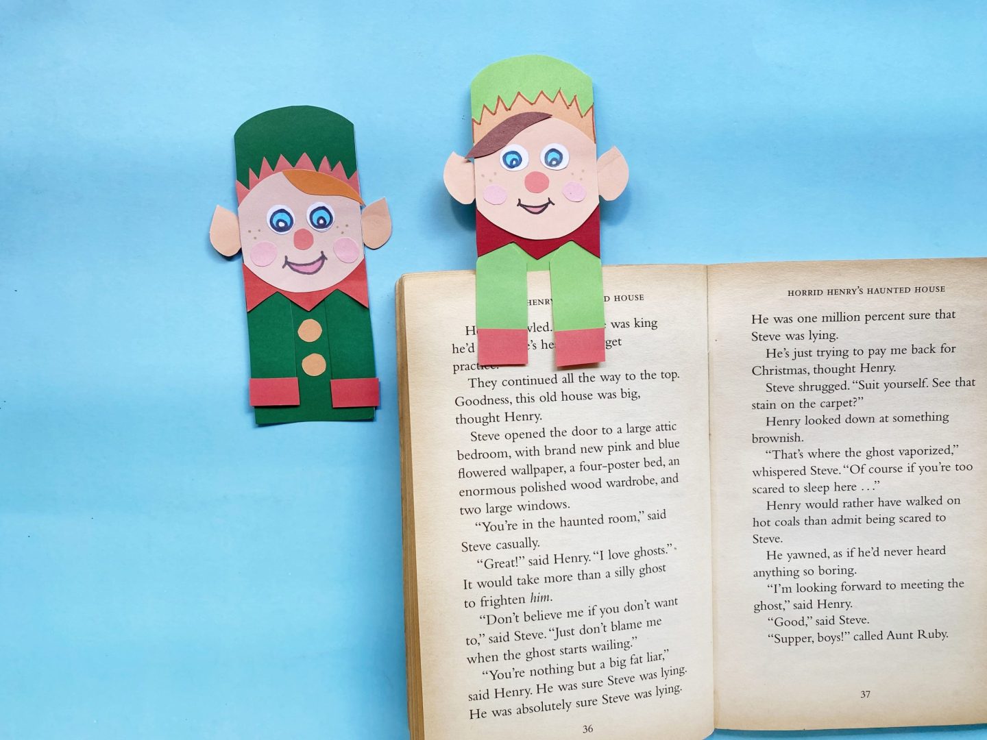 Easy Christmas Bookmark Ideas for Kids (Free Printables)