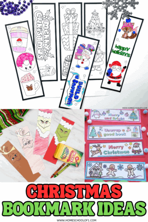 Easy Christmas Bookmark Ideas for Kids (Free Printables)