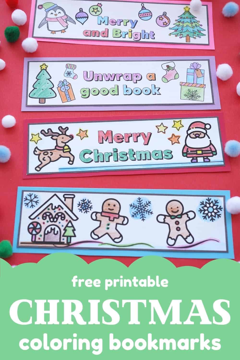 53 Easy Christmas Bookmark Ideas for Kids (Free Printables)