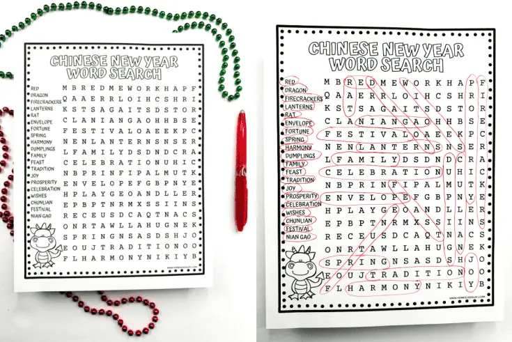 22 Chinese New Year Free Printables for Kids