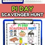 Free Pi Day Scavenger Hunt Printable