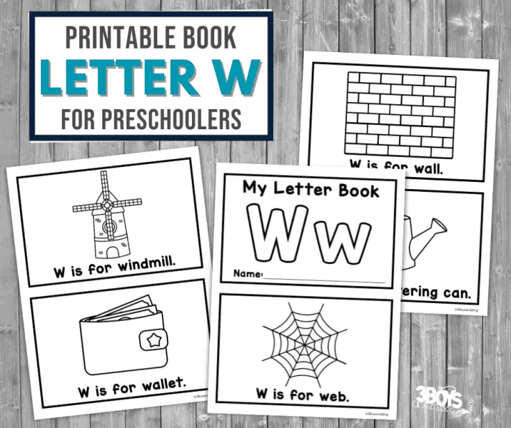 21 Wacky Letter W Activities for Preschoolers
