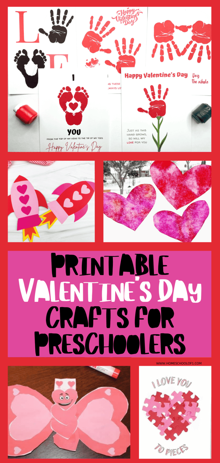 15 Free Printable Valentine's Day Crafts for Preschoolers