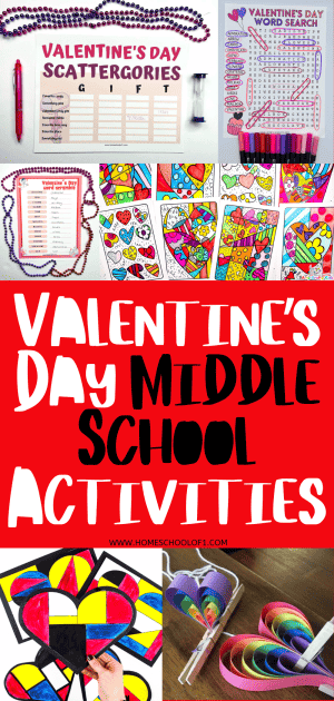 23 Valentine's Day Middle School Activities
