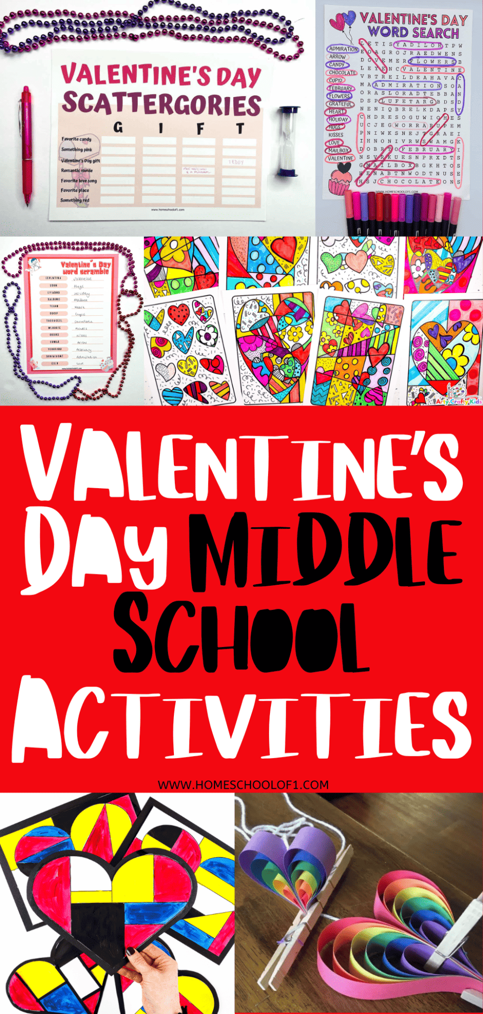 23 Valentine's Day Middle School Activities