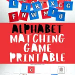 Free Alphabet Matching Game Printable for ABC Fun