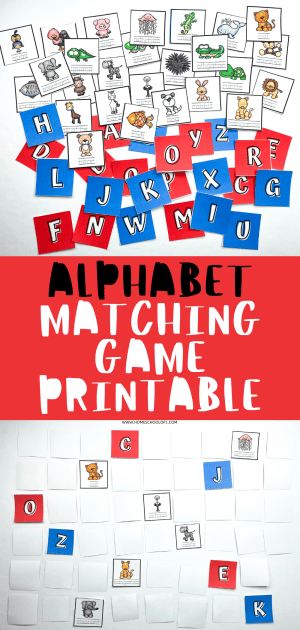 Free Alphabet Matching Game Printable for ABC Fun