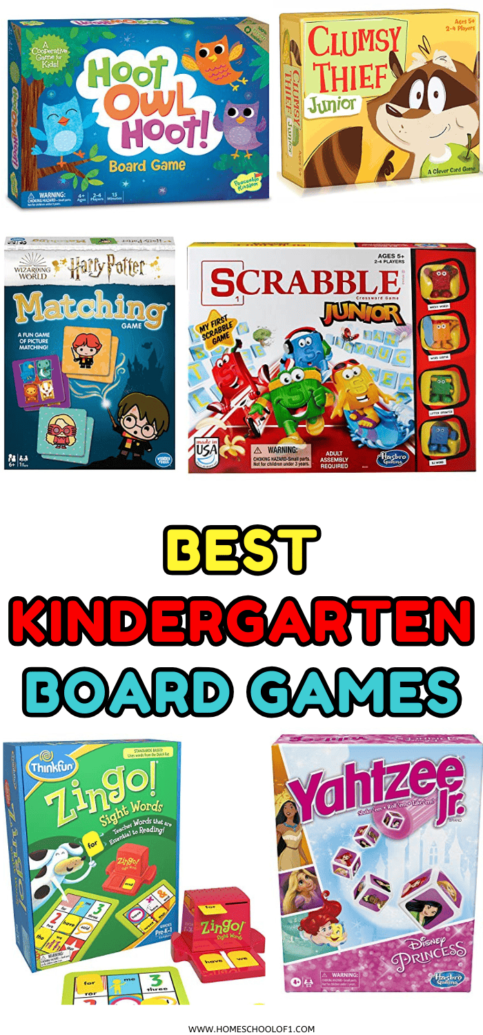 Kindergarten Board Games for Family Game Night