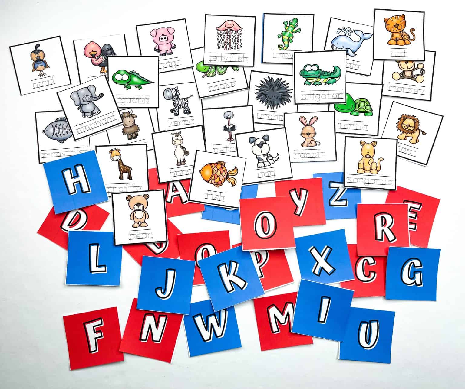 Free Alphabet Memory Game Printable for ABC Fun