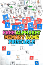 Free Alphabet Memory Game Printable for ABC Fun