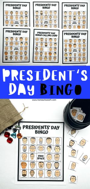 Free Printable Presidents Day Bingo Cards